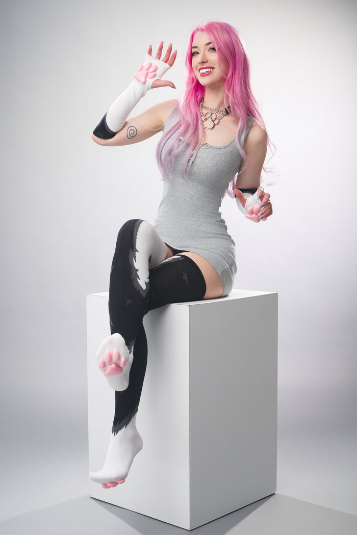 ToeBeanies Tuxedo Cat Socks